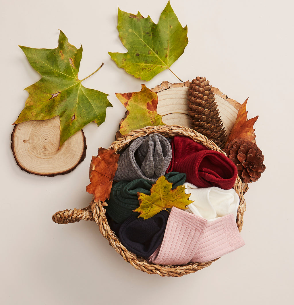 Children's tights - Baby blue ribbed tights | LUCA & LUCA